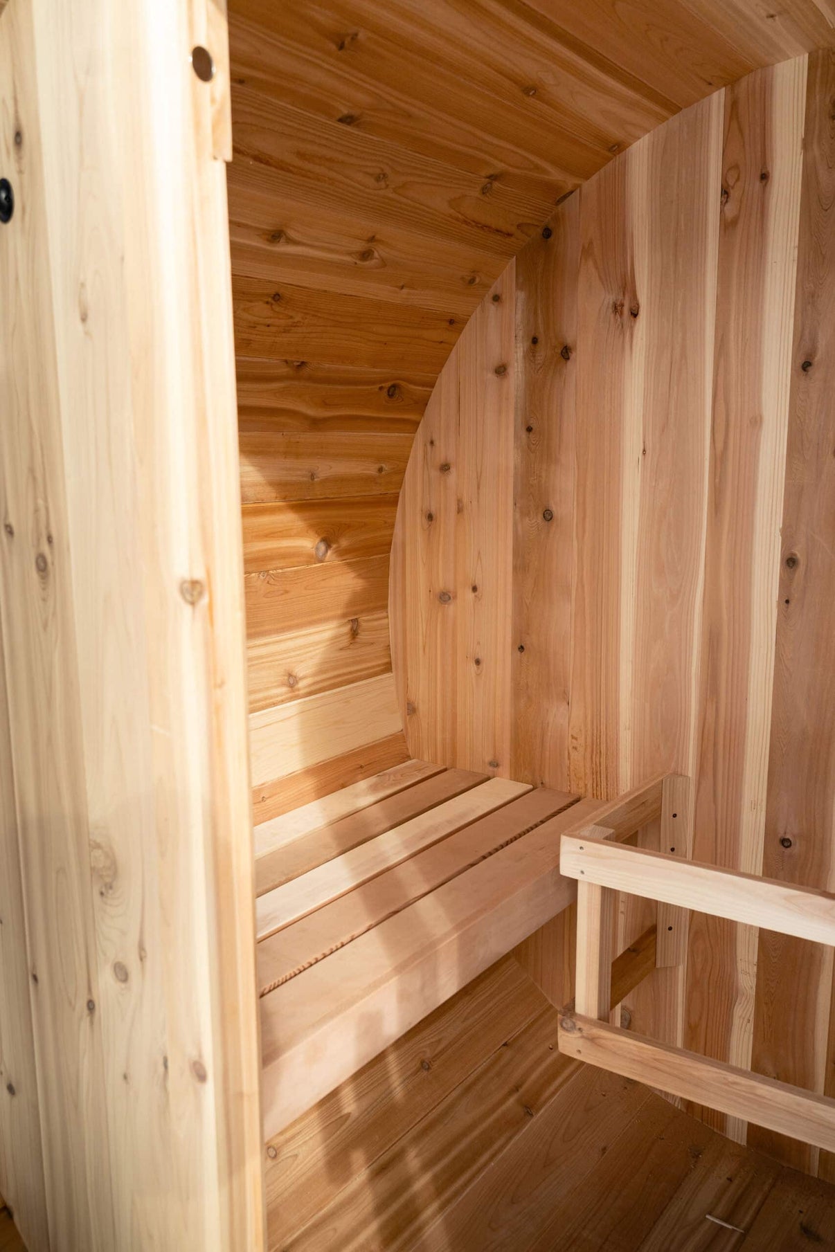 2 Person Cedar Barrel Sauna - 4 Feet Long – RnR Hot Tubs